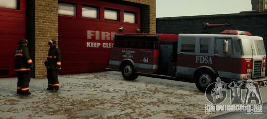 Realistic Fire Station In San Fierro для GTA San Andreas Definitive Edition